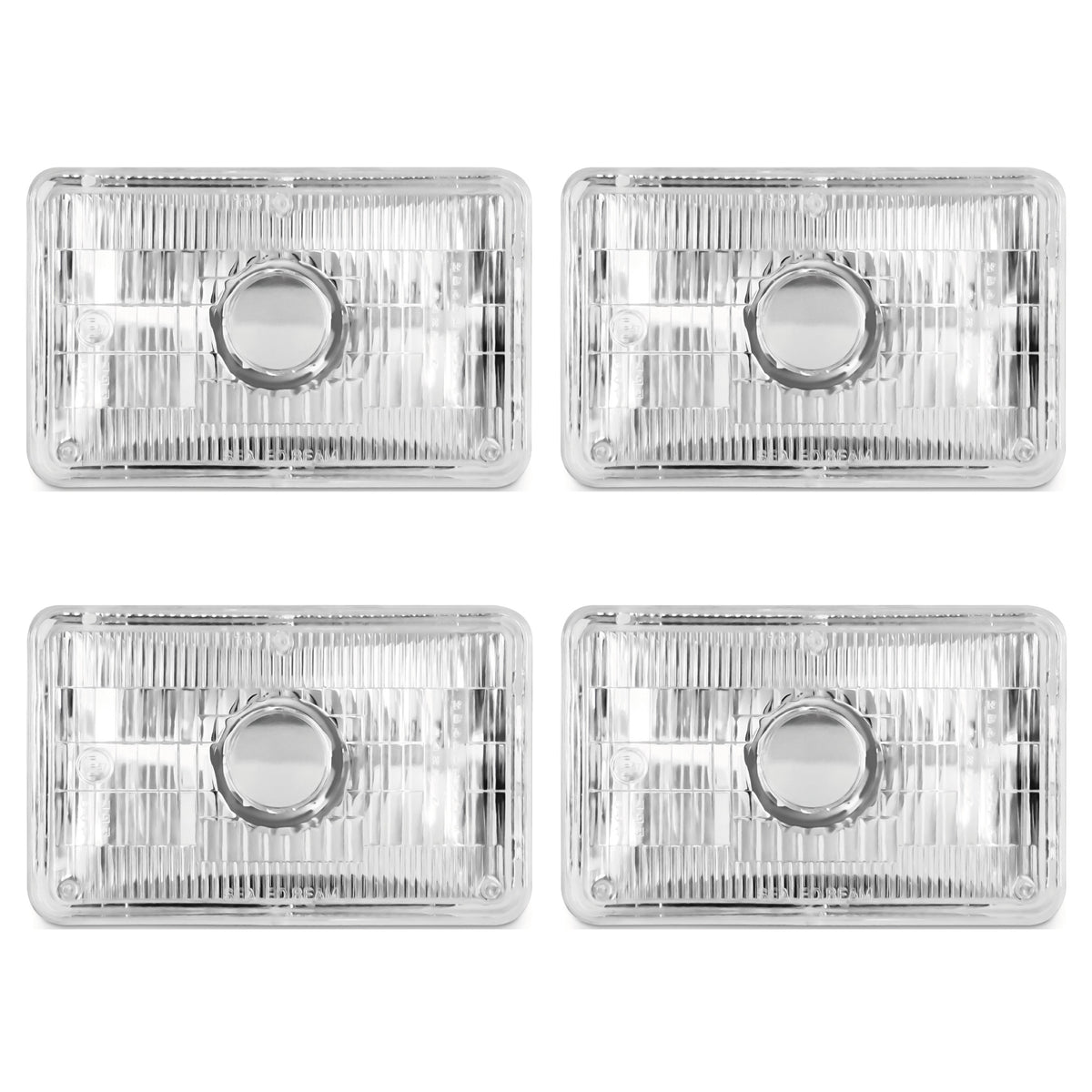 Traditional 4 x 6" Headlights - Full Set (Chrome) – Bangin' Headlights