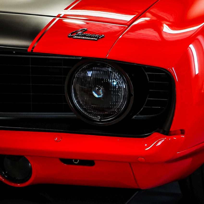 Restomod 7" Headlight - Pair (Black) – Bangin' Headlights