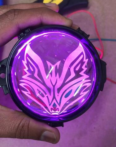 Custom Etched Projector Lens – Bangin' Headlights